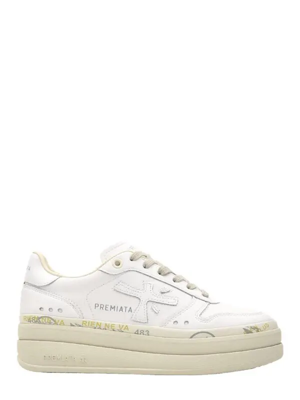 Premiata Platform Sneakers - White