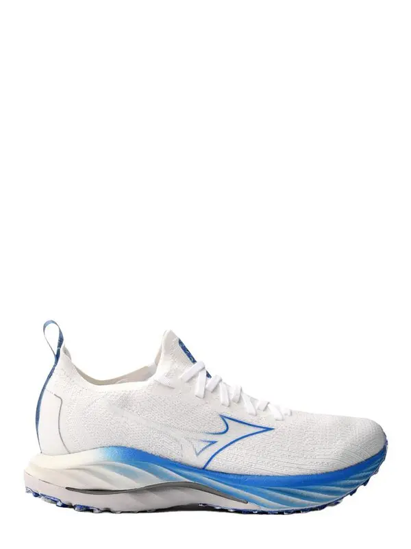 Mizuno Lace Up Athletic Sneakers - Undyed White/peace Blue