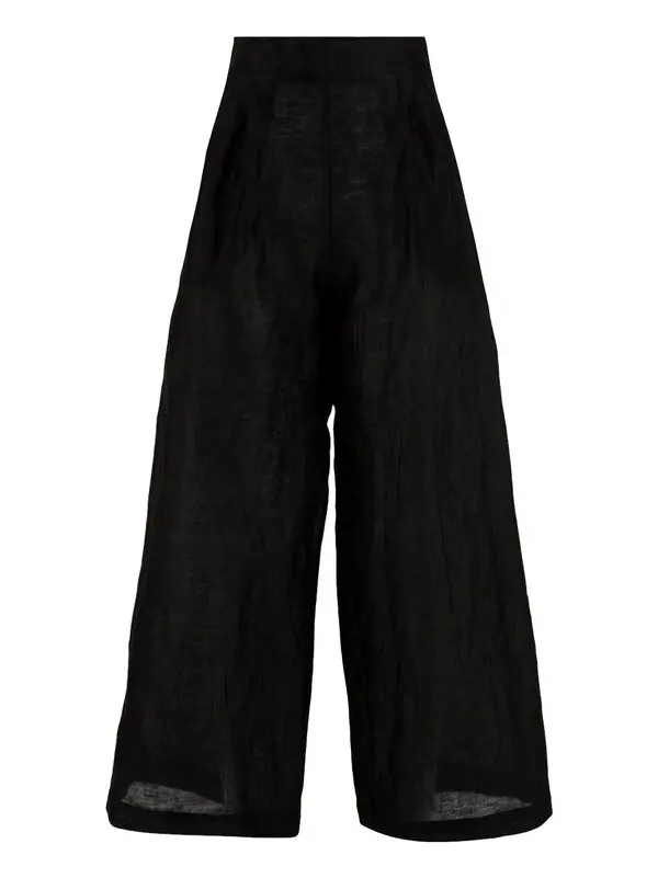 AKEP Wide Leg Trousers - Black