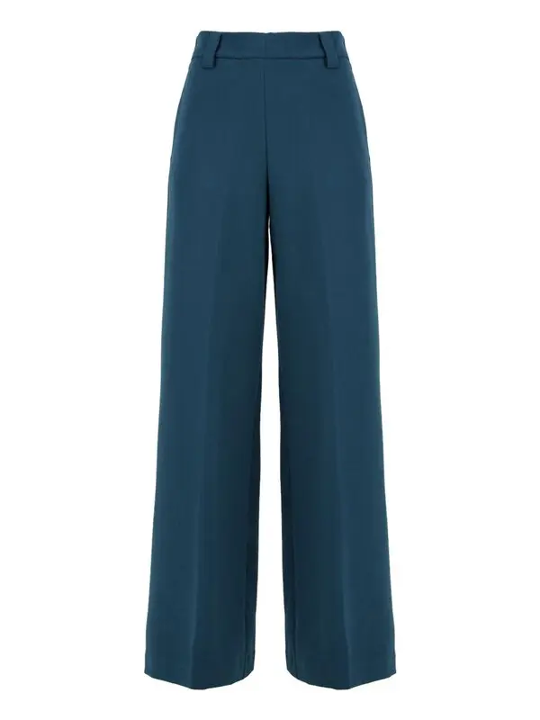 ATTIC AND BARN Wide Leg Trousers - Blue