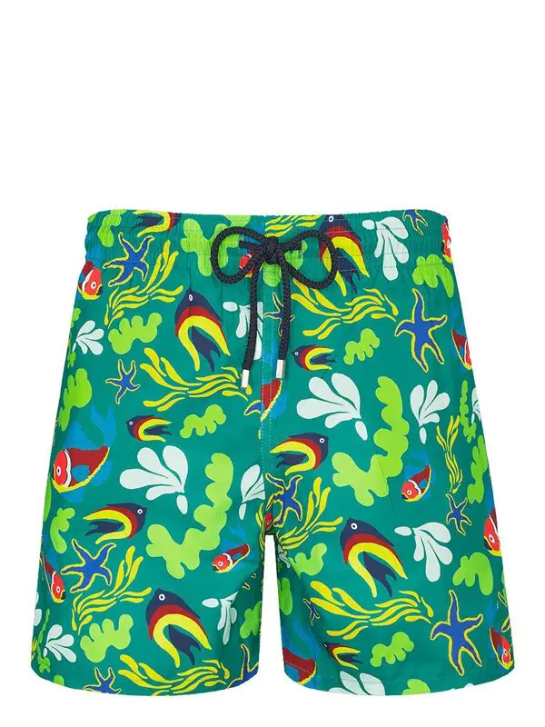 Vilebrequin Printed Board Shorts - Emeraude