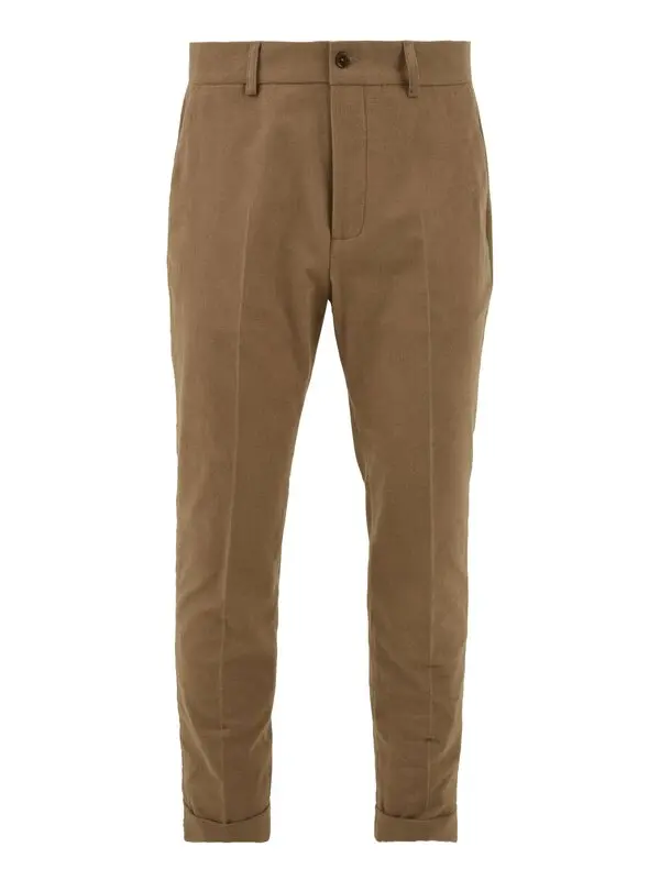 DANIELE ALESSANDRINI Trousers - Camel