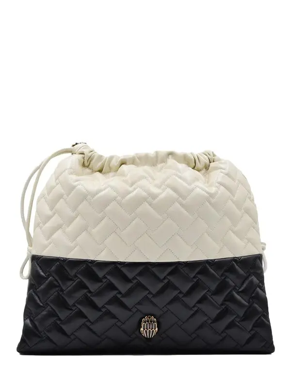 Kurt Geiger Kensington Parquet Shoulder Bag - Black