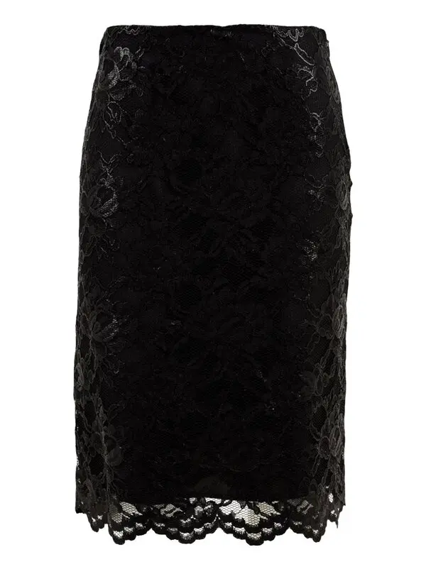Aspesi Lace Skirt - Black