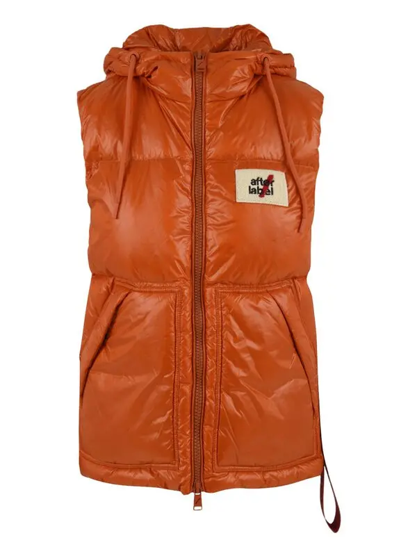 AFTER/LABEL Padded Vest - Orange