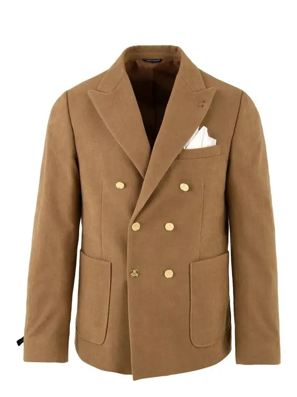 DANIELE ALESSANDRINI Blazer - Camel