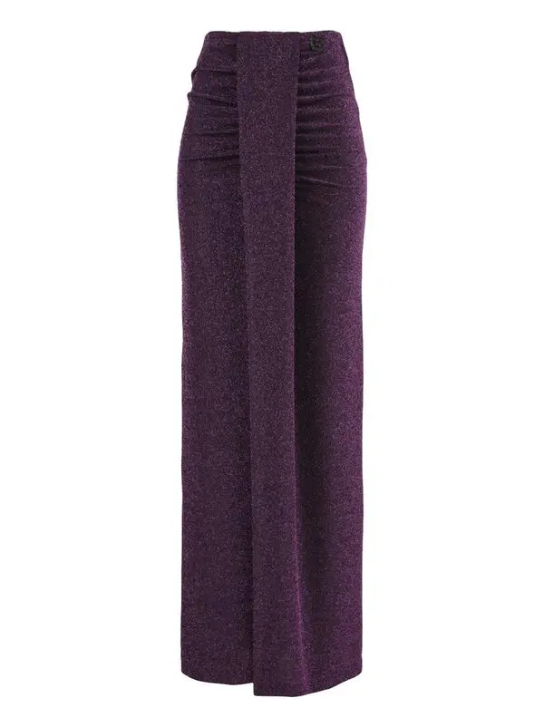 GAELLE Maxi Skirt - Violet