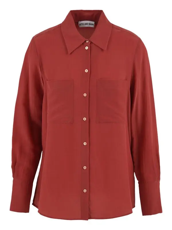 ATTIC AND BARN Shirt - Coral