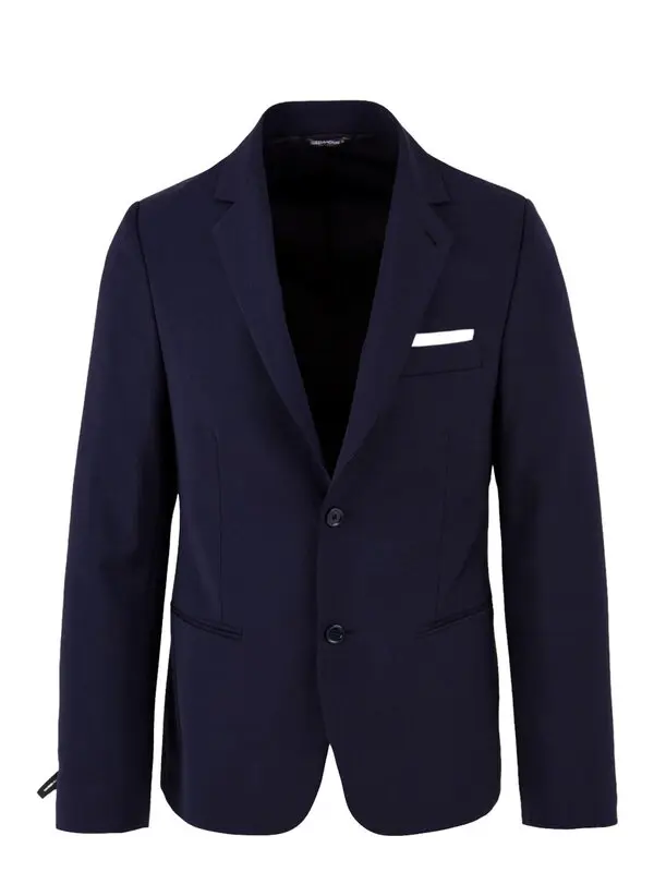 DANIELE ALESSANDRINI Tailored Blazer - Blue