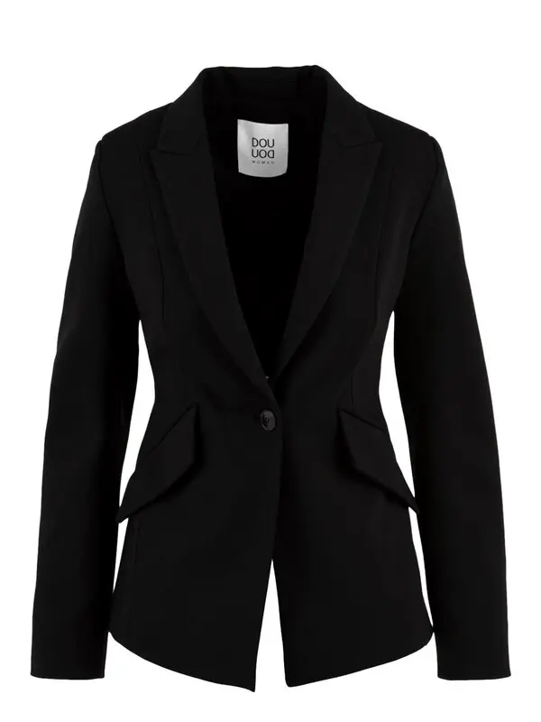 DOUUOD Tailored Blazer - Black