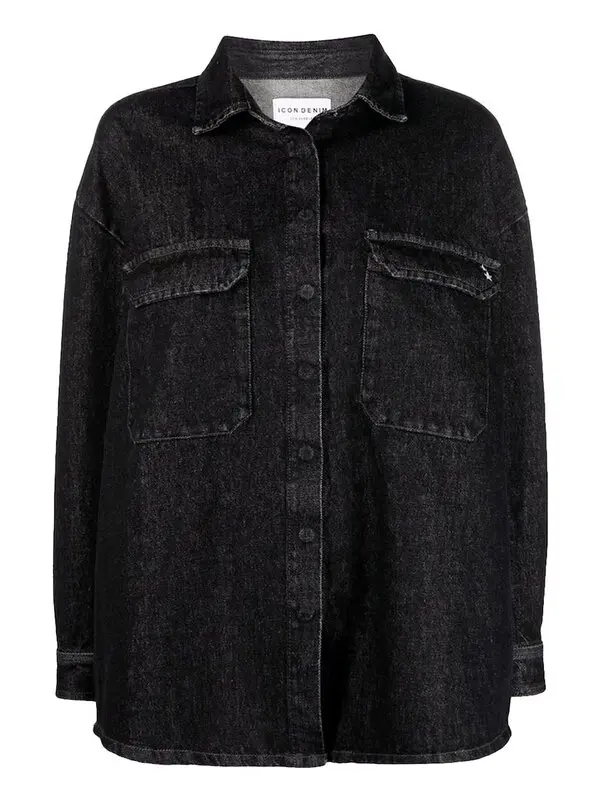 ICON DENIM LOS ANGELES Shirt - Denim Nero