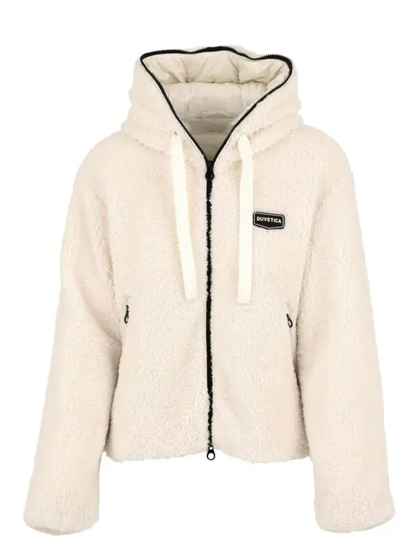 Duvetica Zip Up Fleece Jacket - Beige