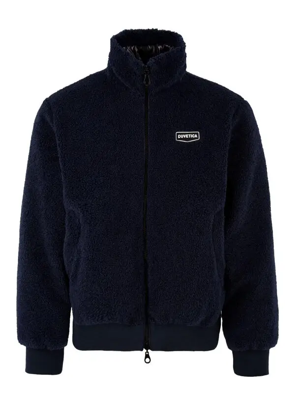 Duvetica Fleece Zip Up Jacket - Blue