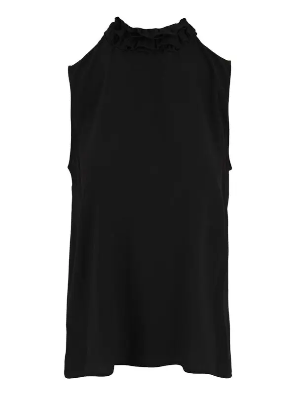 DOUUOD Sleeveless Shirt - Black