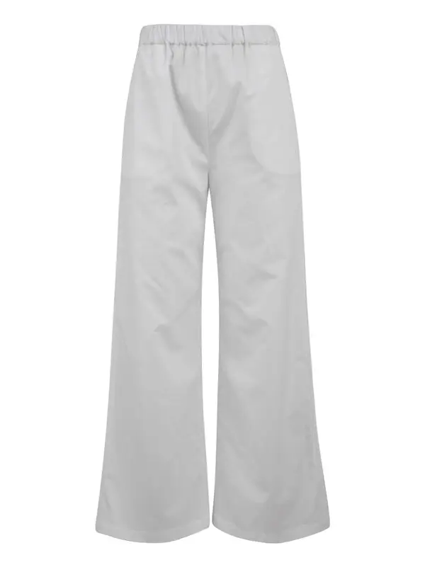 Aspesi Wide Leg Trousers - White