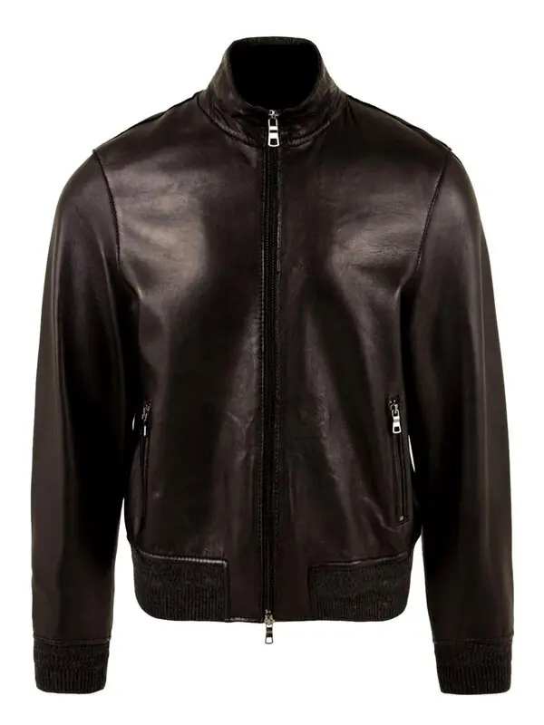 THE JACK LEATHERS Leather Jacket - Black
