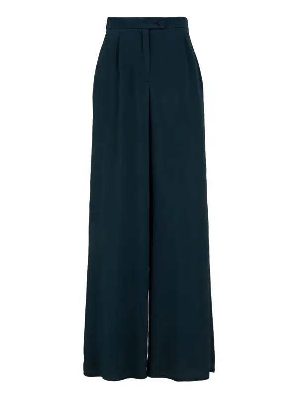 Beatrice B Wide Leg Trousers - Poseidon Green