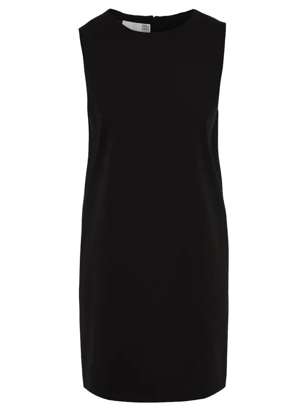 DOUUOD Sleeveless Dress - Black