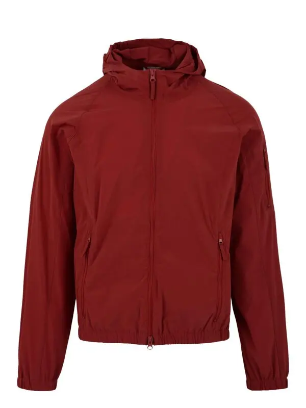Aspesi Zip-up Nylon Jacket - 01292 Rosso Scuro