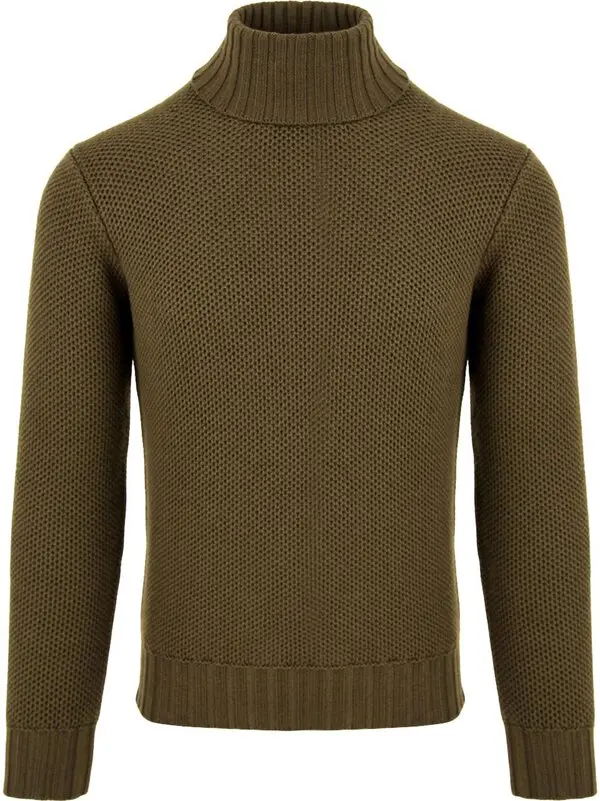FILIPPO DE LAURENTIIS Long Sleeve Pullover - Verde Scuro