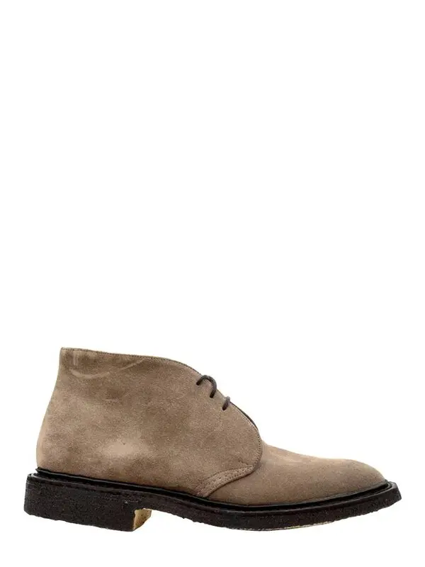 TRICKER'S Lace-up Ankle Boots - Visone Suede