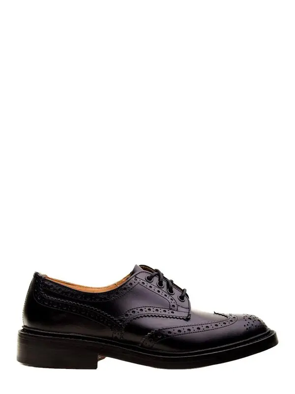 TRICKER'S Flat Shoes - Black Calf