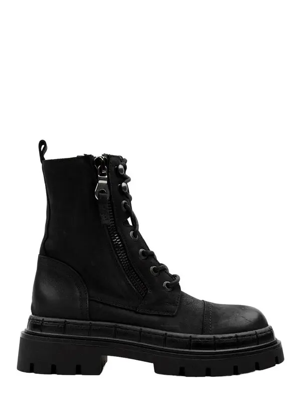 Zoe Ankle Boots - Nabuk Nero