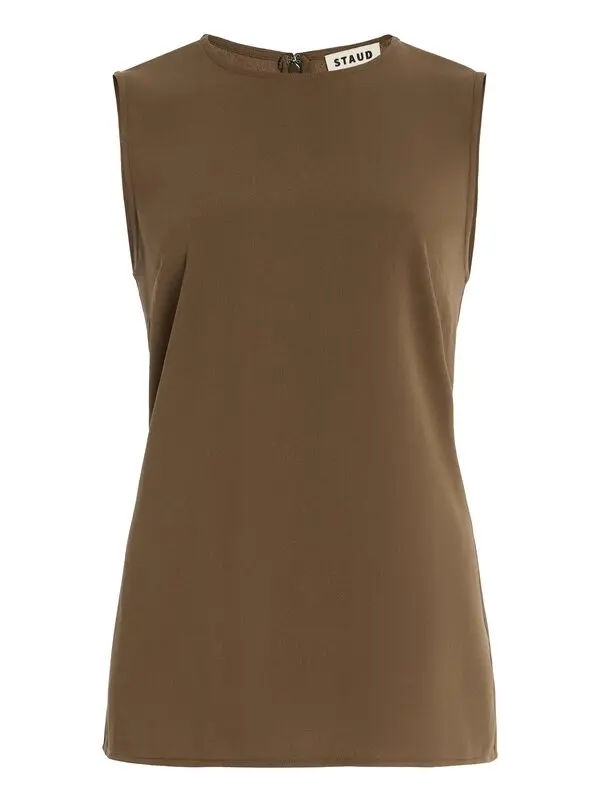 Staud Bronte Tank - Brown