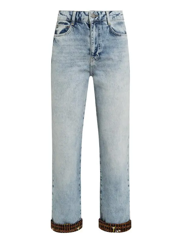 SIEDRES Daky Low-rise Straight-leg Jeans - Blue