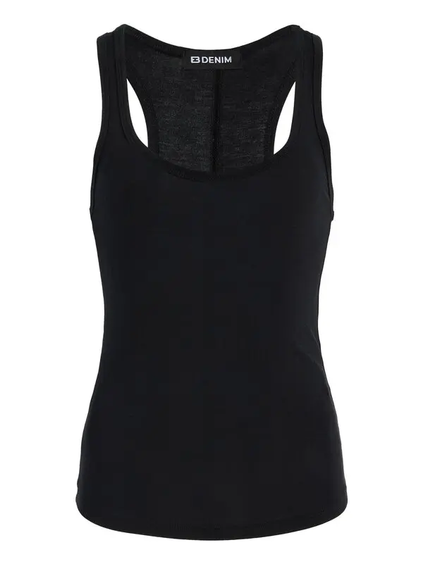 EB DENIM Lucy Modal Racerback Tank - Black