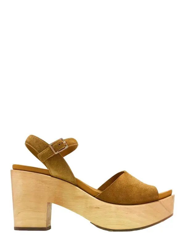 PEDRO GARCIA 85mm Danila Platform Sandals - Brown