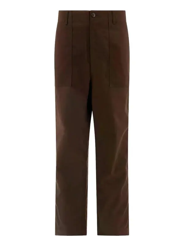 SOUTH2 WEST8 Patch-pocket Trousers - Brown