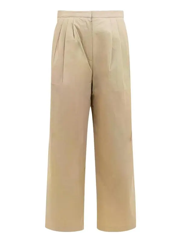 THE LOOM Pleated Front Trousers - Neutrals