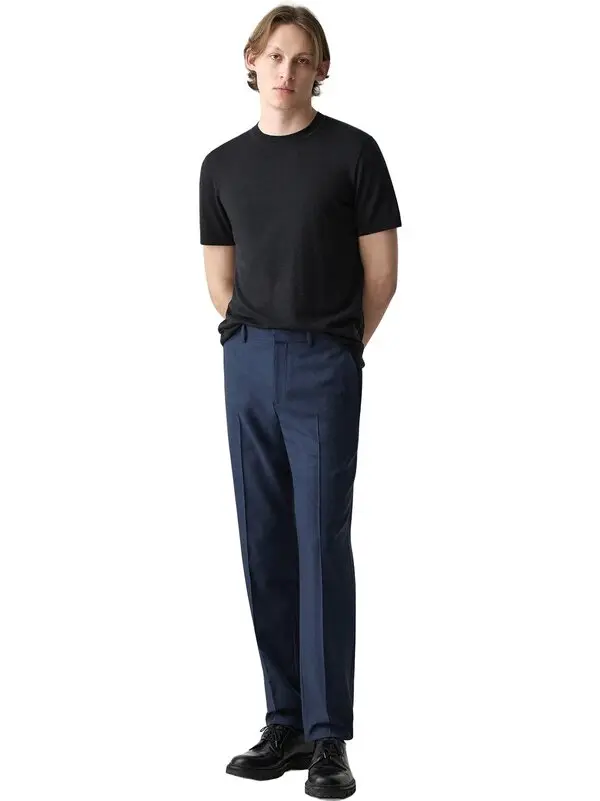 Theory Standard Sartorial Wool Pant - Navy