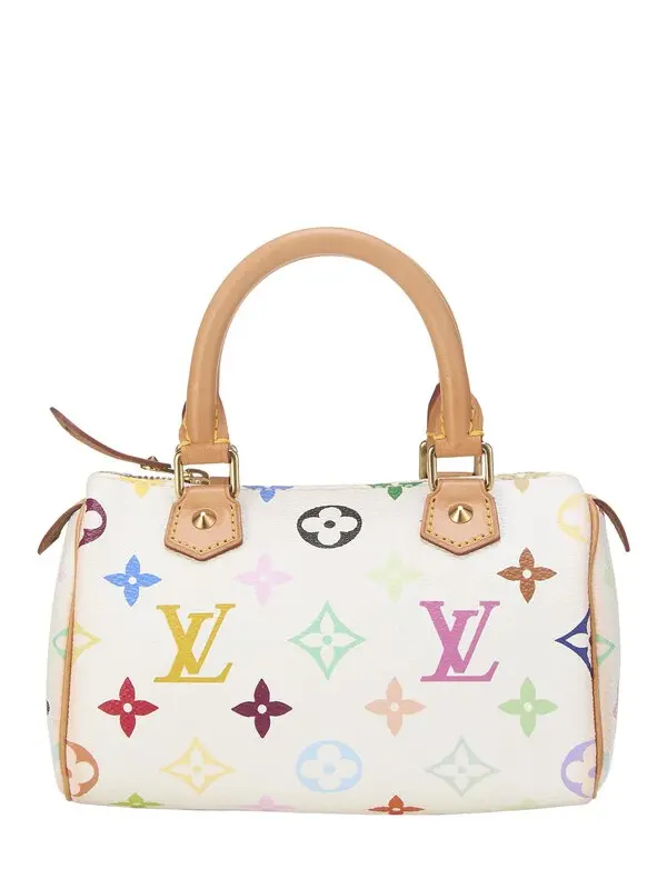 LOUIS VUITTON Takashi Murakami Monogram Multicolore Hl Speedy Mini - White
