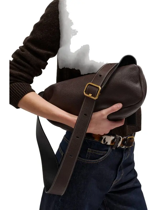 ME+EM Soft Slouch Sling Bag - Chocolate
