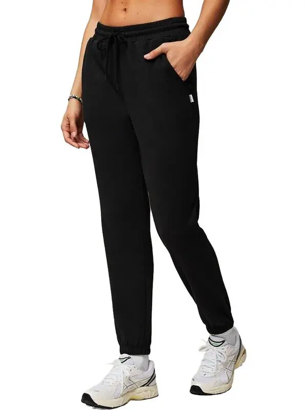 FABLETICS Year Round Terry High-waisted Sweatpants - Black
