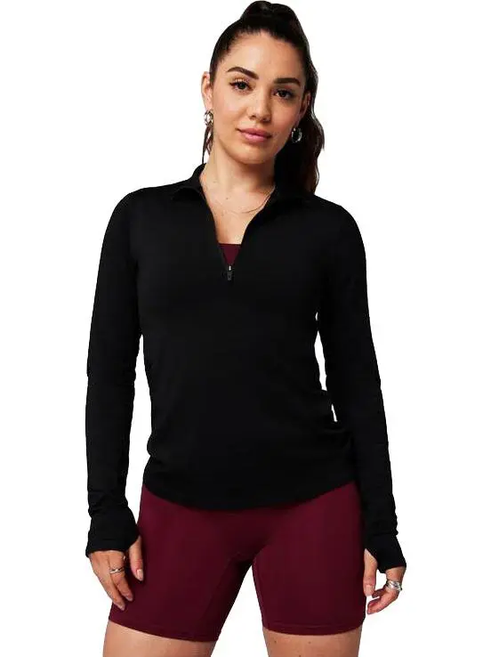 FABLETICS Feather Tech+ Half-zip Top - Black