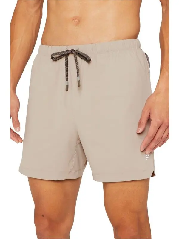FABLETICS 5" Performance Short - Brutalist Khaki/taupe Slate