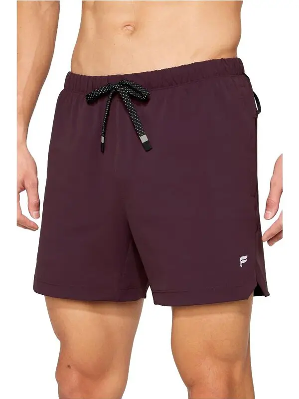 FABLETICS 5" Performance Short - Oxblood
