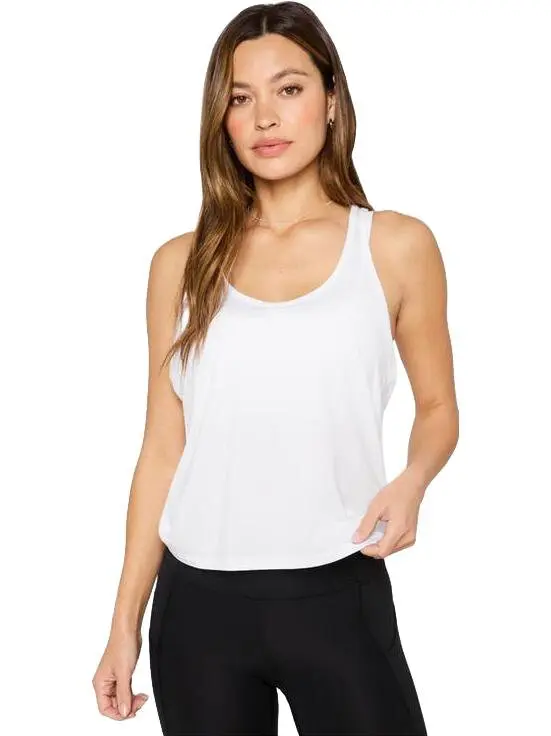 FABLETICS Whisper Racerback Tank - Classic White