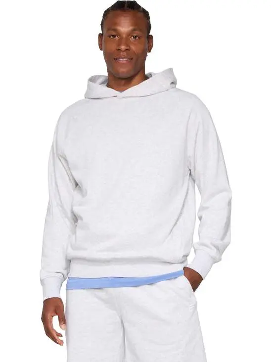 FABLETICS Terry Relaxed Fit Hoodie - Light Grey Heather