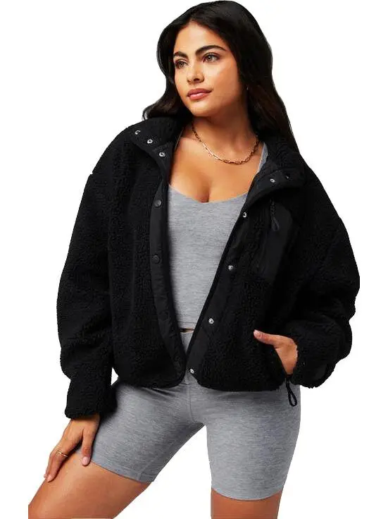 FABLETICS Tahoe Teddy Jacket - Black