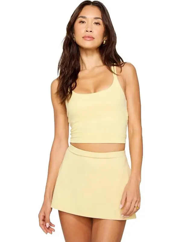 FABLETICS Principal Built-in Bra Tank - Butter