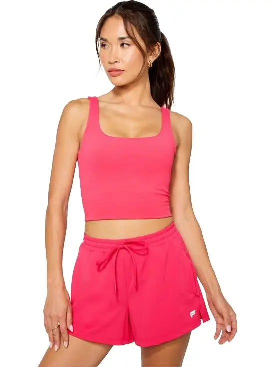 FABLETICS Pureluxe Built-in Bra Tank - Raspberry Fizz