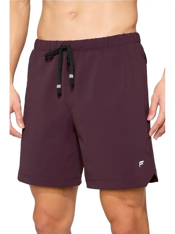 FABLETICS 7" Lightweight Short - Oxblood