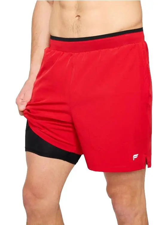 FABLETICS The Fundamental Ii Lined Short 5 - Heated Red