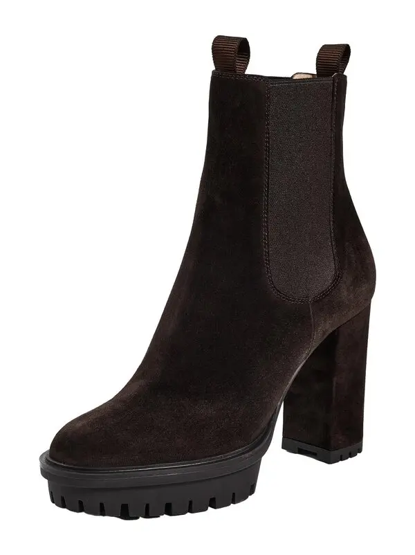 GIANVITO ROSSI Camoscio Stivale Boots - Moka