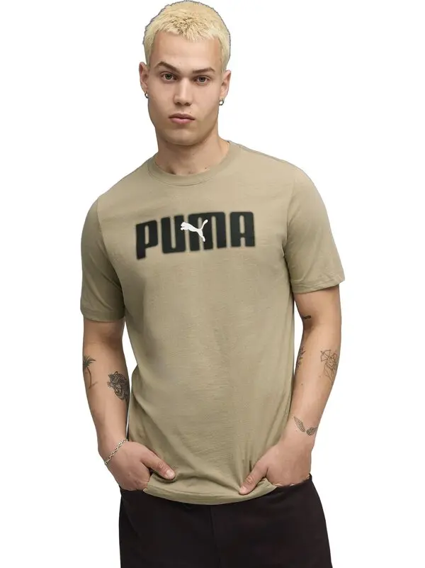PUMA Essentials Logo Lab T-shirt - Beige