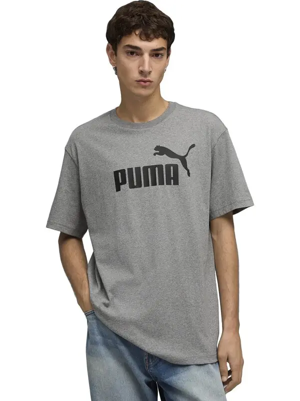 PUMA Wardrobe Essentials T-shirt - Gray